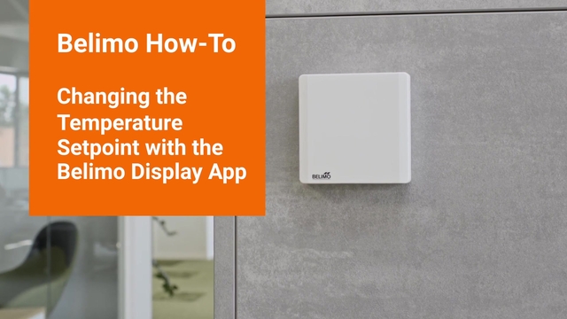 Belimo How-To: Changing the Temperature Setpoint with the Belimo ...