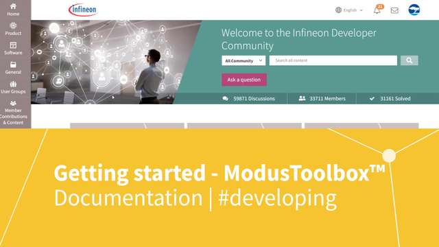 Getting started with ModusToolbox™ - Documentation – Video