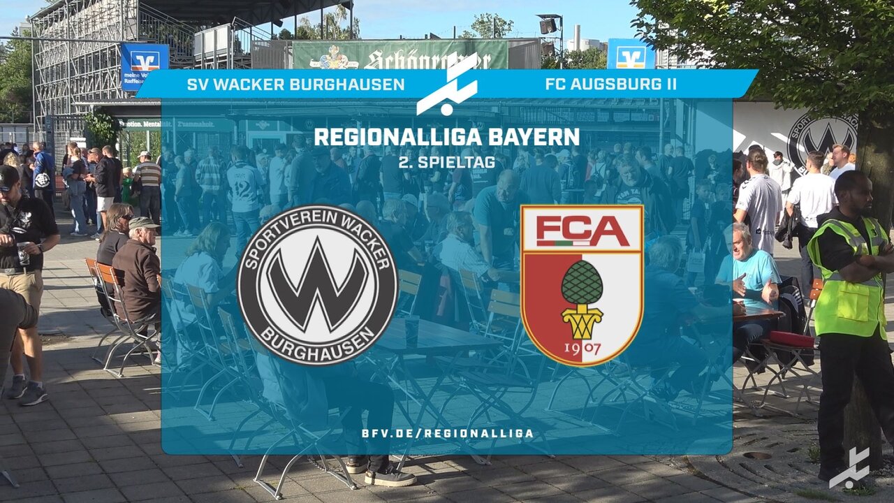 SV Wacker Burghausen – FC Augsburg II, 3:0 | BFV