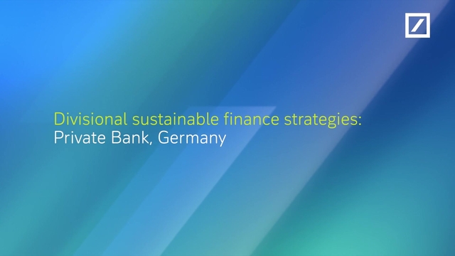 SDD 2023: Lars Stoy - Divisional sustainable finance strategy: Private ...