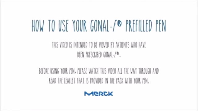 Merck GONAL-f (follitropin alfa) injection video – Video