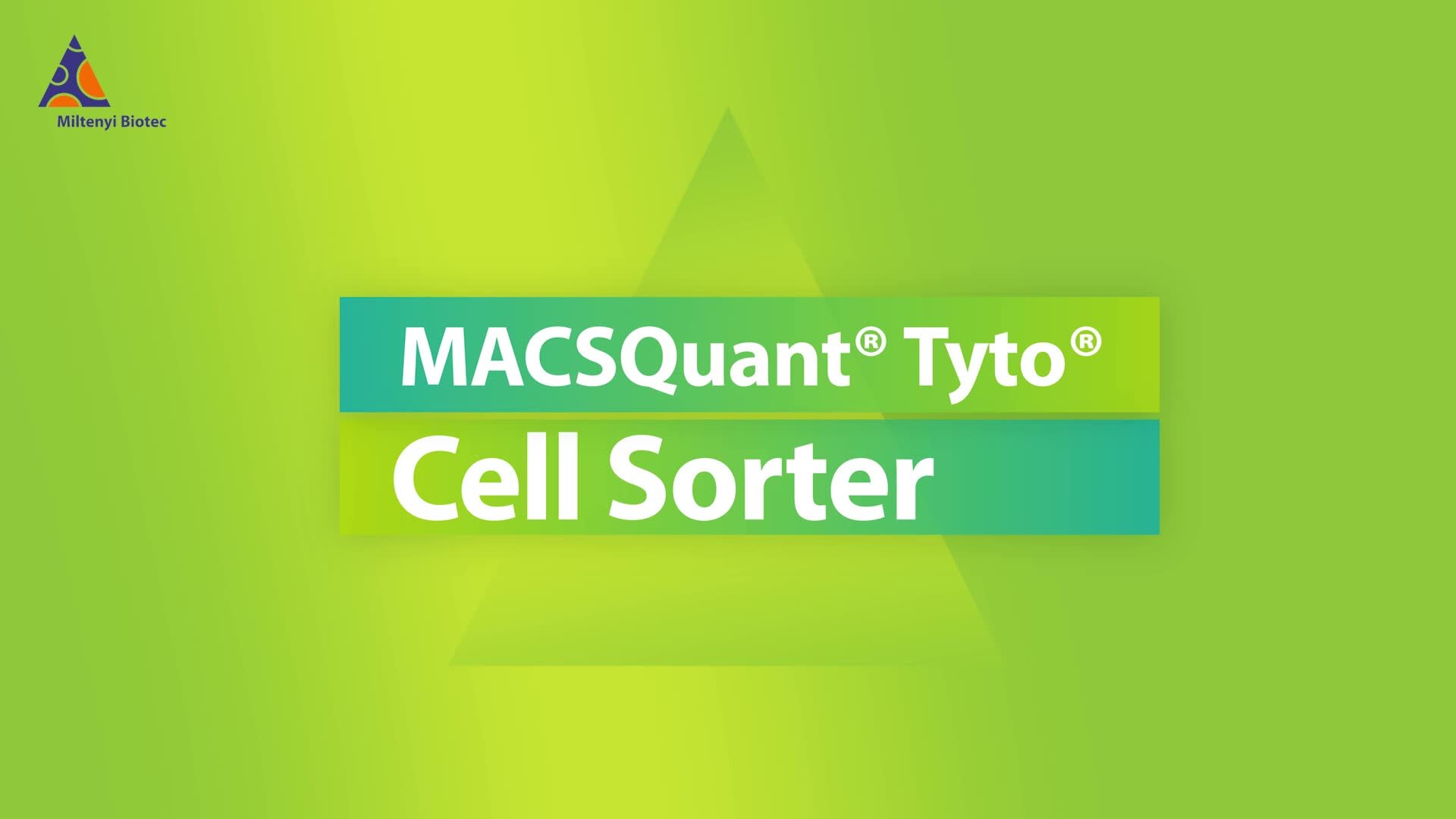 Cell sorting applications | MACSQuant® Tyto® | Miltenyi Biotec | USA